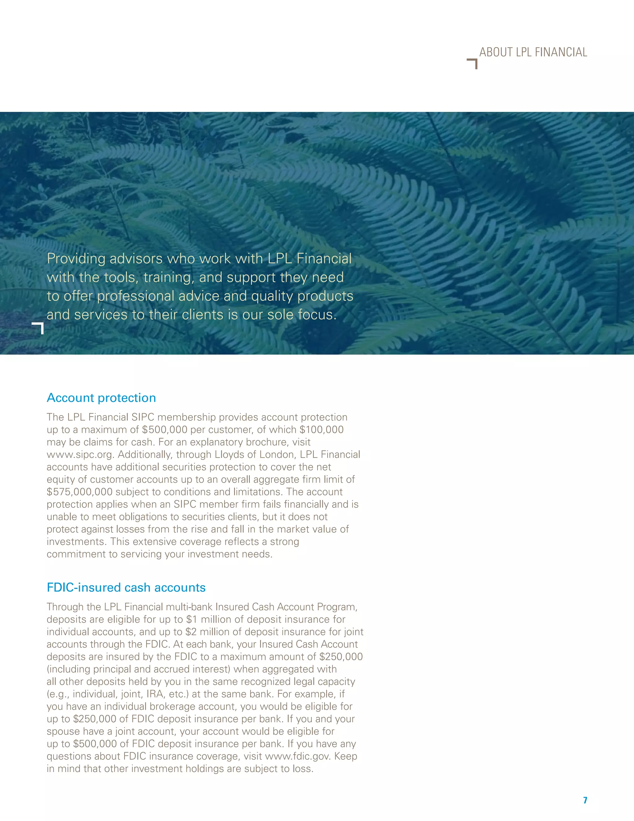 LPL Capabilities Brochure | PDF