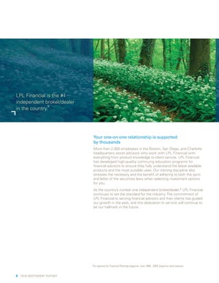 LPL Capabilities Brochure | PDF