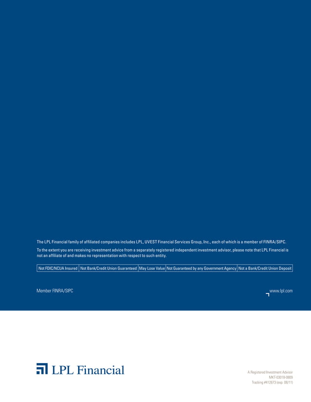 LPL Capabilities Brochure | PDF