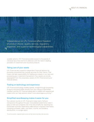 LPL Capabilities Brochure | PDF