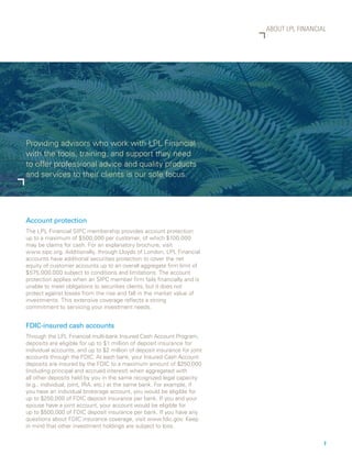LPL Capabilities Brochure | PDF