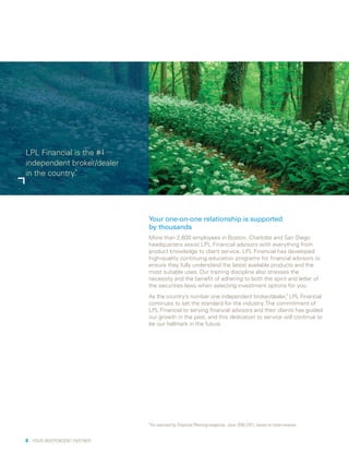 LPL Financial Capabilities Brochure Large Lpl | PDF