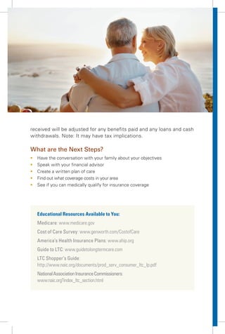 LPL Financial Guide to Long Term Care Insurance | PDF | Life Insurance ...