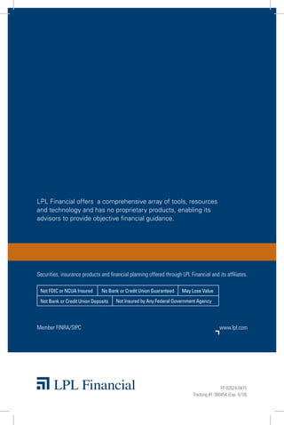 LPL Financial Planning | PDF | Financial Planning | Personal Finance