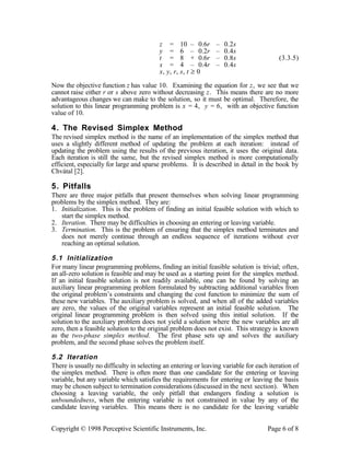 LP linear programming (summary) (5s) | PDF | Programming Languages | Computing