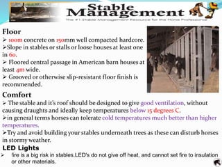 STABLE AND IT’S MANAGEMENT | PPTX