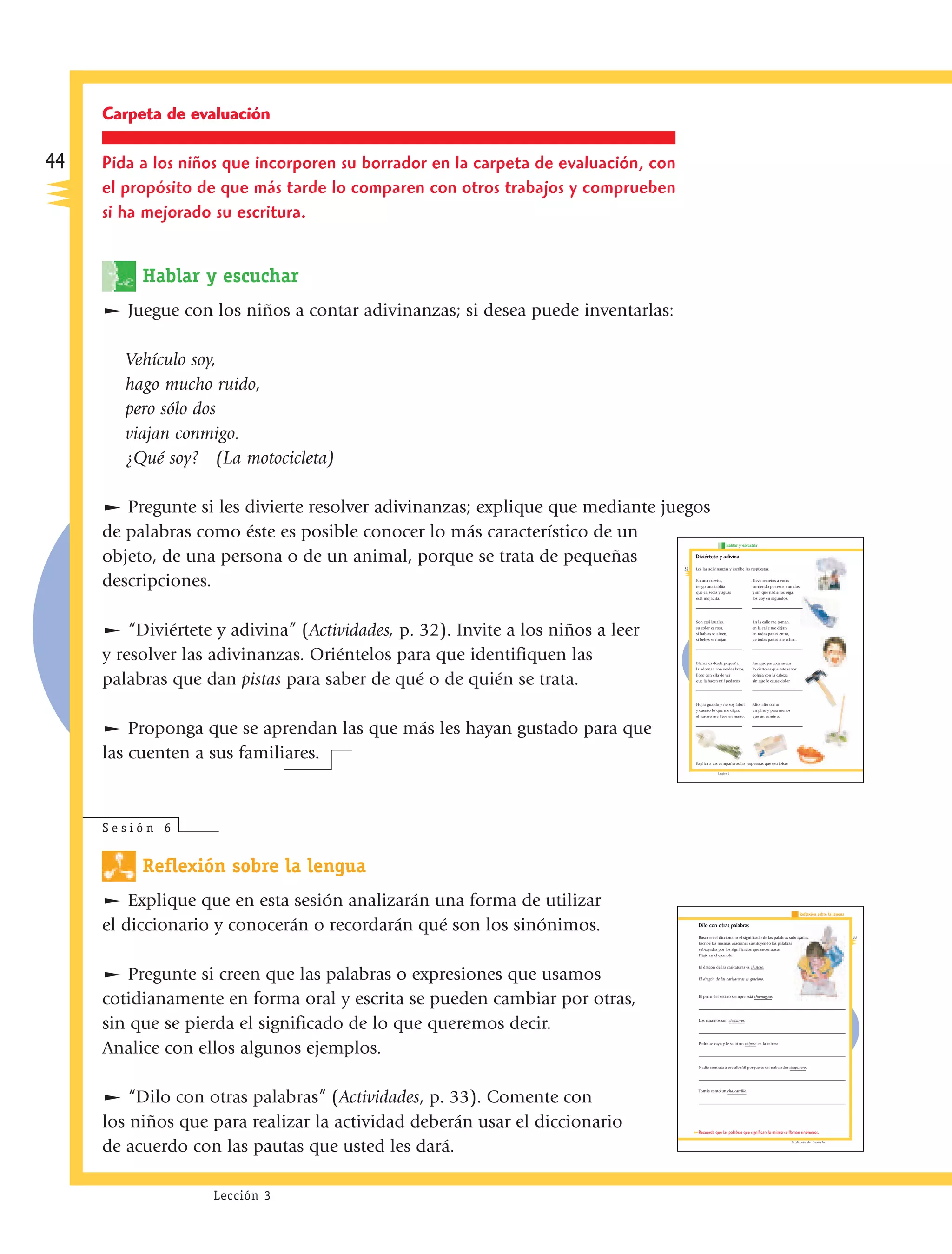 Libro para el maestro Espanol 3er grado primaria | PDF