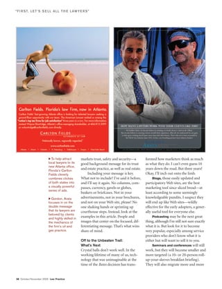 Law Practice magazine "History Of Law Firm Marketing" article | PDF