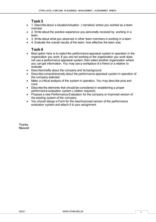 OTHM LPM Assignment Answer | DOCX