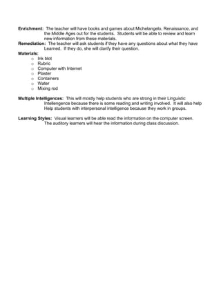 Lp michelangelo | PDF