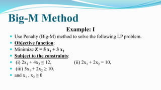 Lp model, big method | PPT