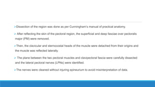 Journal club presentation of lateral pectoral nerve | PPTX