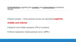 Journal club presentation of lateral pectoral nerve | PPTX