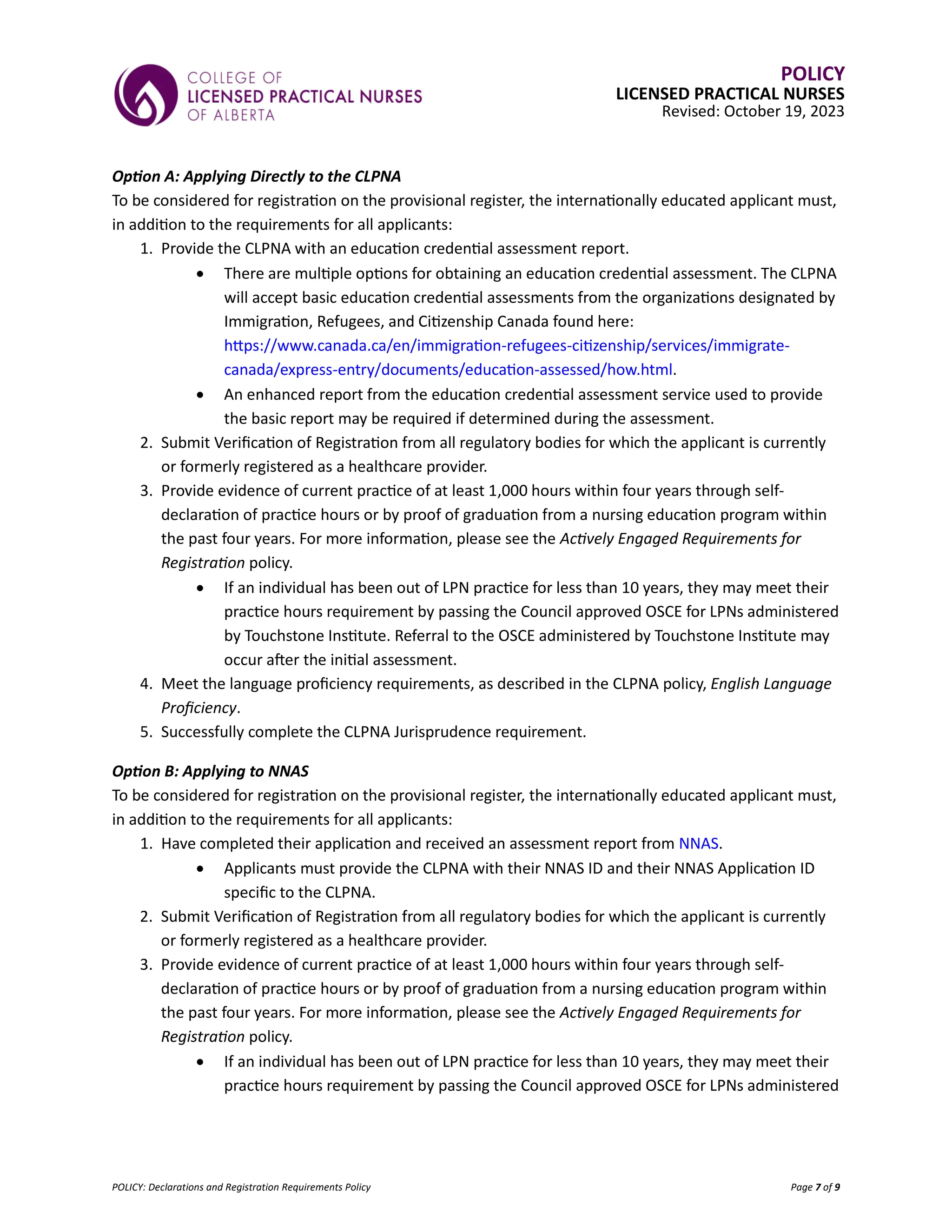 LPN-Policy-Declarations- nurse and requisitos-.pdf