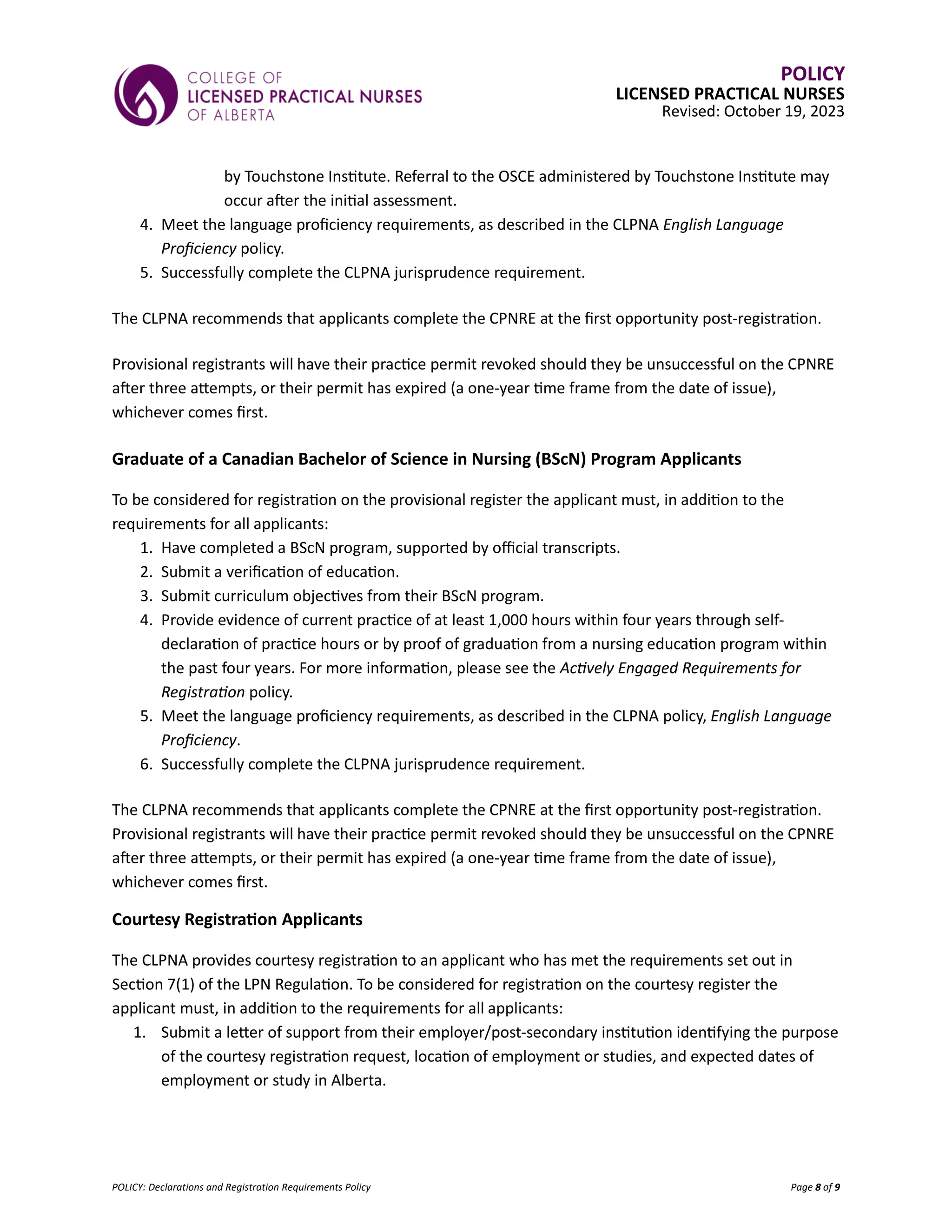 LPN-Policy-Declarations- nurse and requisitos-.pdf