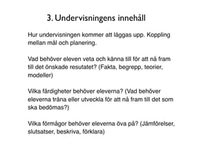 Lokal pedagogisk planering | KEY | Educational Assessment | Education