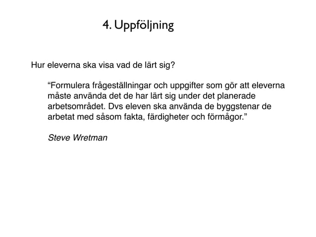 Lokal pedagogisk planering | KEY | Educational Assessment | Education