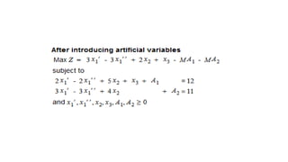 lpp and simplex method to solve system of equations | PPT
