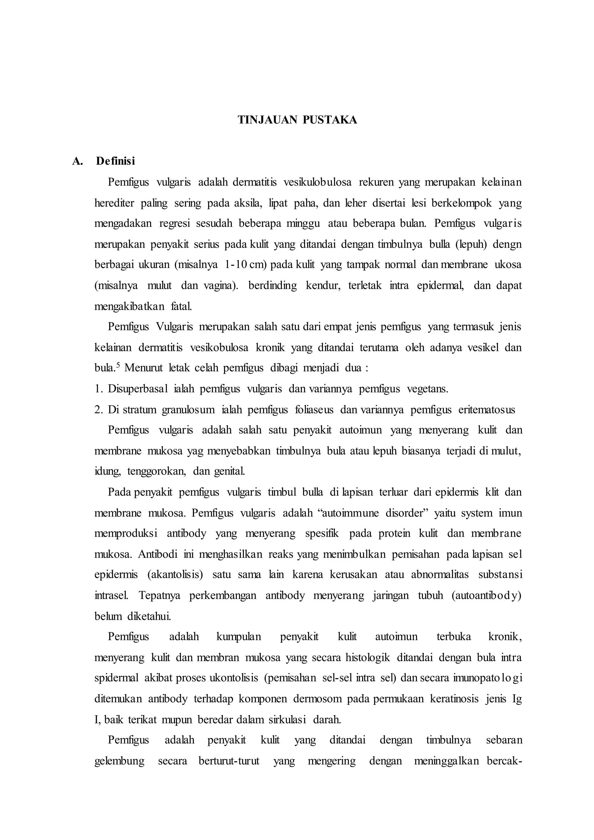 Lp pemfigus vulgaris | DOCX