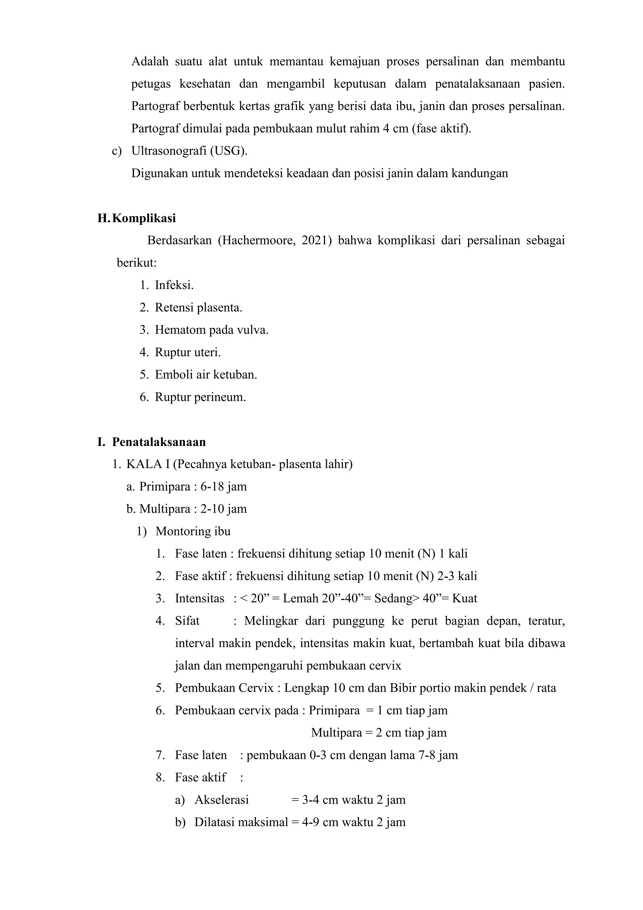 Lp persalinan normal maternitas keperawatan | DOCX