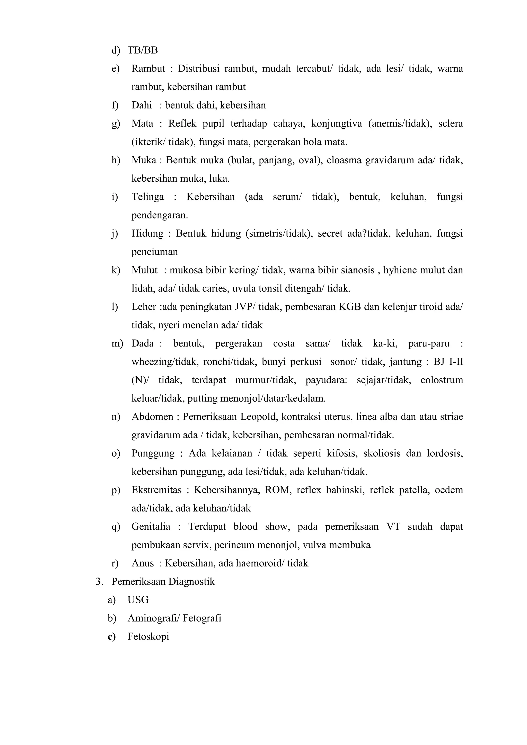 Lp persalinan normal maternitas keperawatan | DOCX