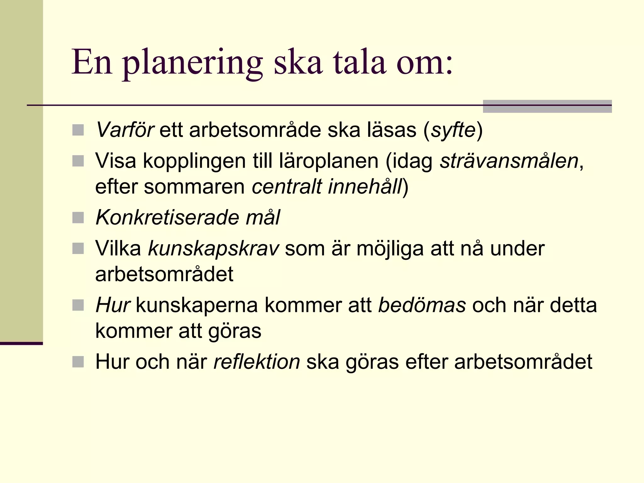 Lpp=lokal pedagogisk planering | PPTX
