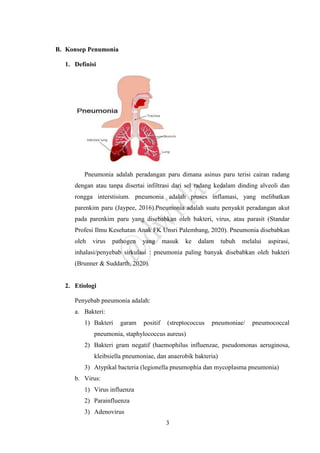 Lp pneumonia Jean keperawatan medical bedah | DOCX