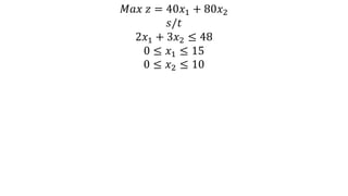 Lpp numerical solved | PPTX