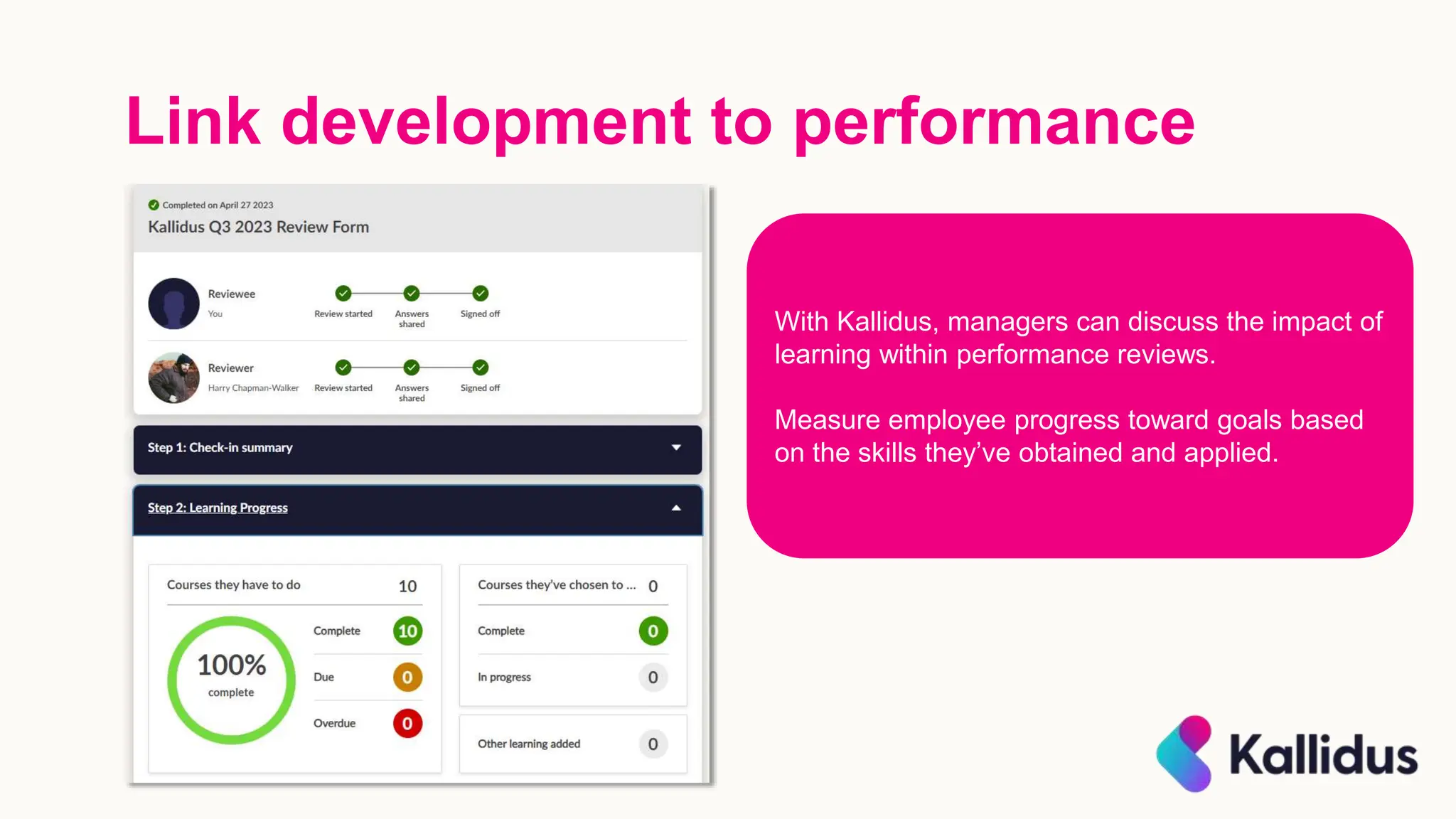 Kallidus Learn and Perform Together Jan 2024 | PPTX