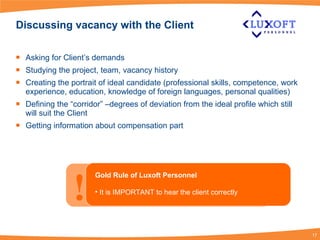 Luxoft Personnel _ presentation (In English) | PPT