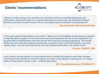 Luxoft Personnel _ presentation (In English) | PPT