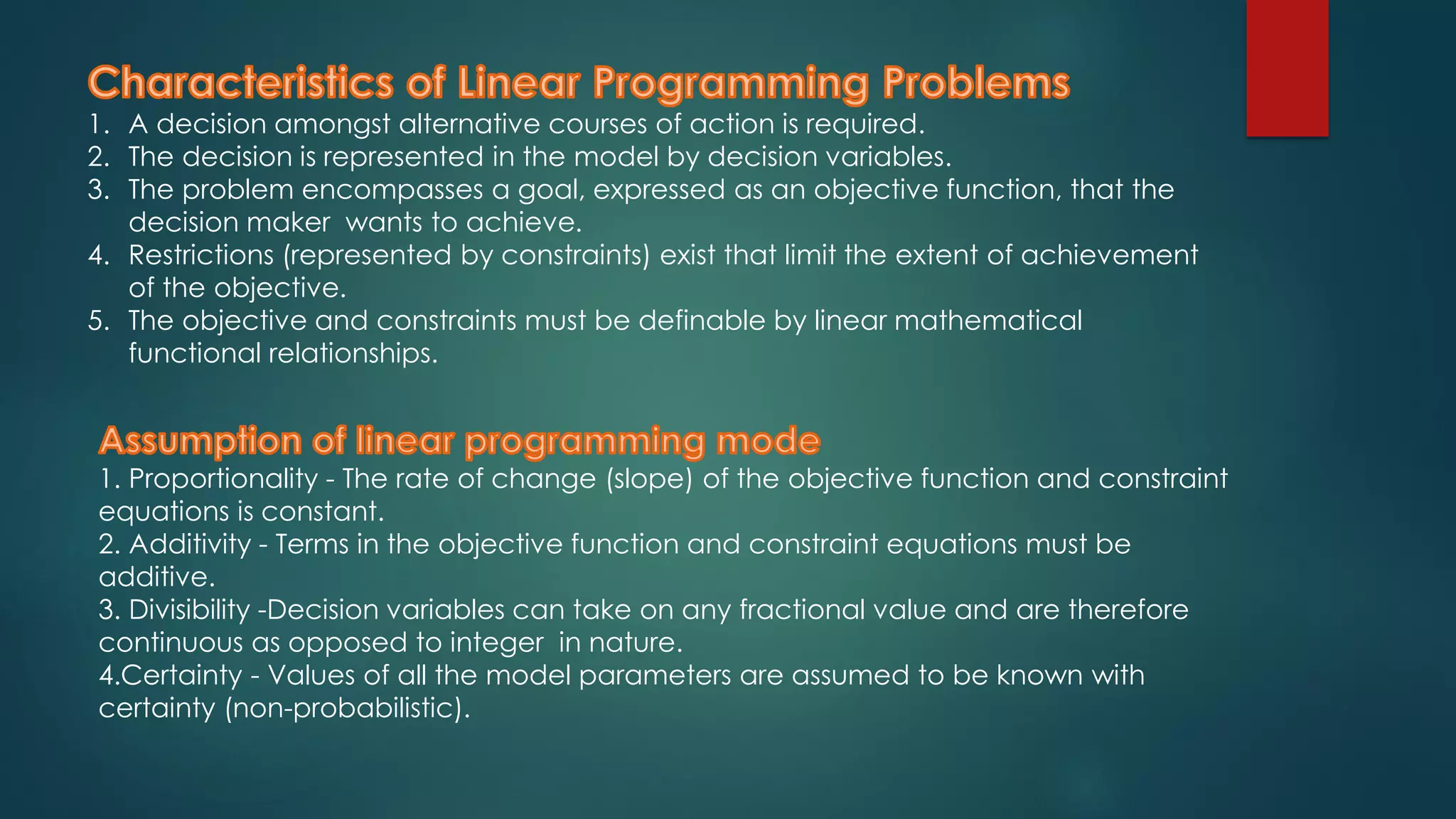 Lpp through graphical analysis | PPT