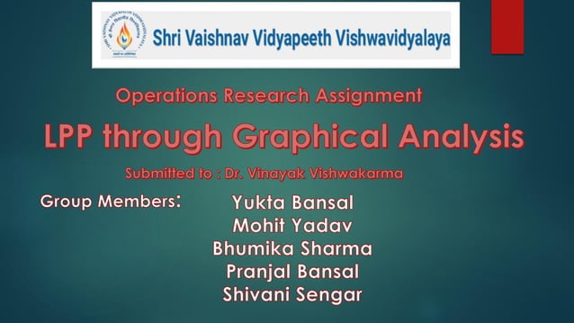 Lpp through graphical analysis | PPT