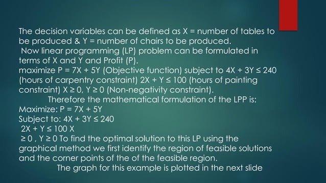 Lpp through graphical analysis | PPT