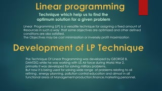 Lpp through graphical analysis | PPT