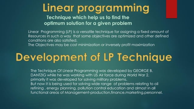 Lpp through graphical analysis | PPT