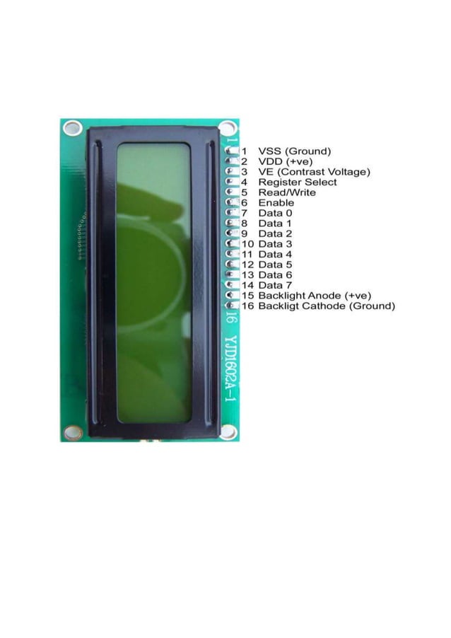 Arduino lcd display | PDF