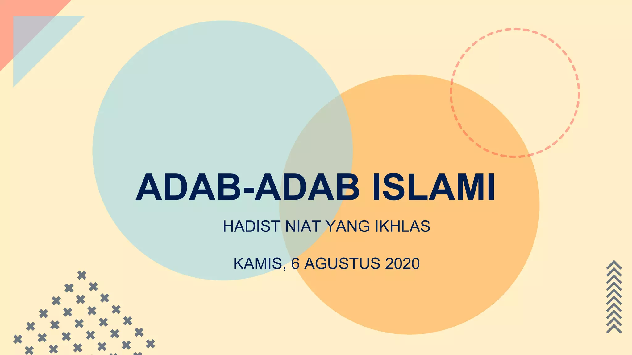 Adab adab islami-kamis_6_agustus_2020 | PPTX