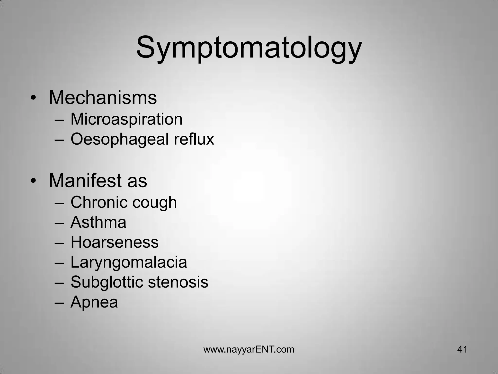 LPR Laryngopharyngeal Reflux | PPTX