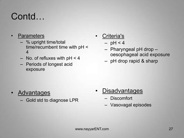 LPR Laryngopharyngeal Reflux | PPTX