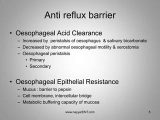 LPR Laryngopharyngeal Reflux | PPTX