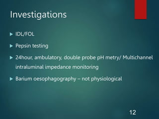 Laryngopharyngeal reflux disease (LPRD) by Dr Sagar Gujrathi.ppt