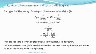 Lowpass RC circuit | PPTX