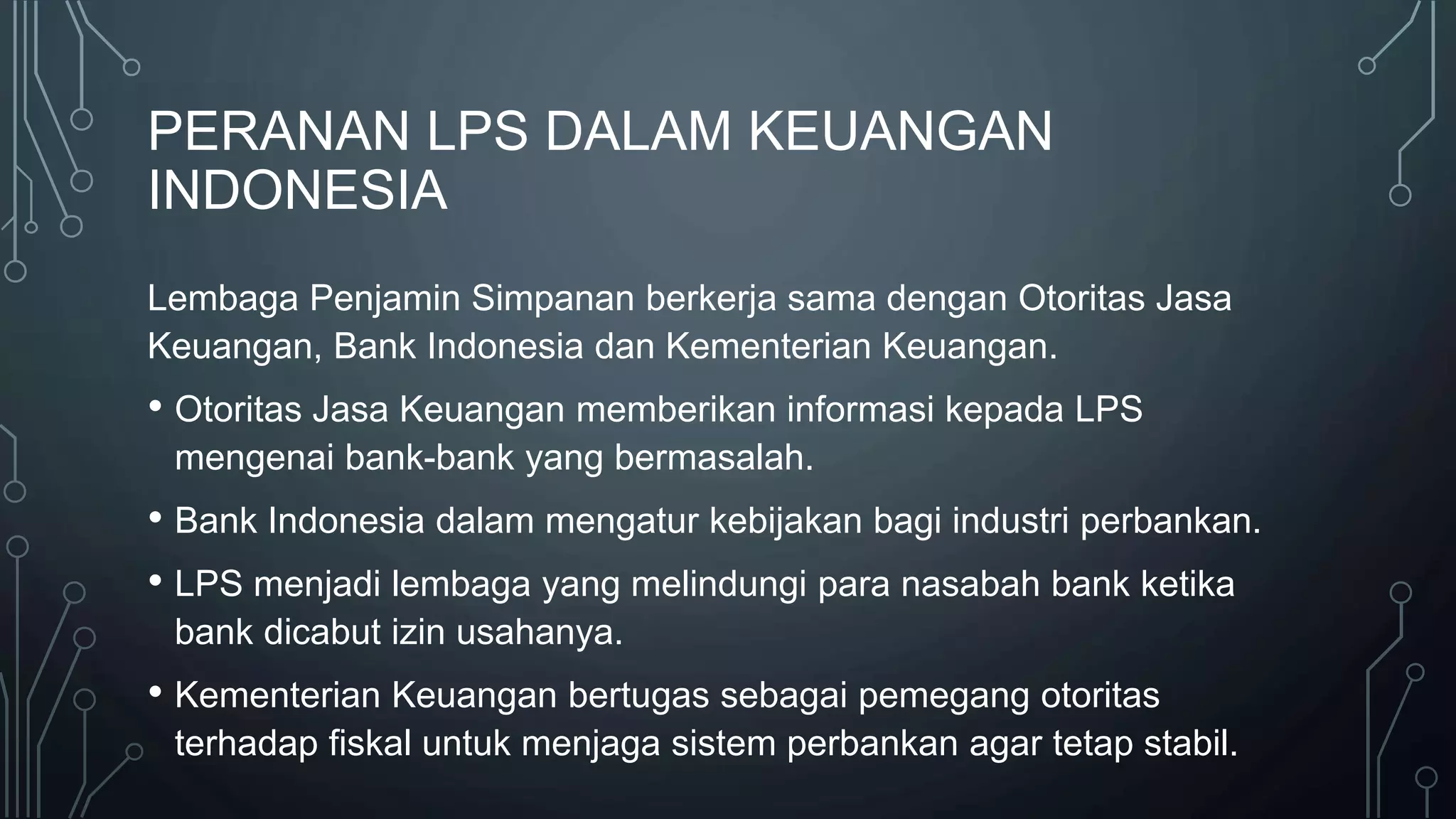 Lembaga Penjamin Simpanan (LPS) | PPTX