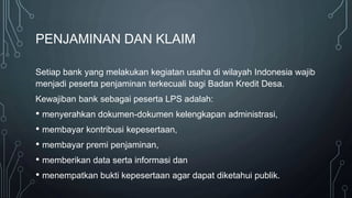 Lembaga Penjamin Simpanan (LPS) | PPTX