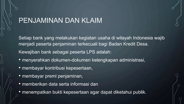 Lembaga Penjamin Simpanan (LPS) | PPTX