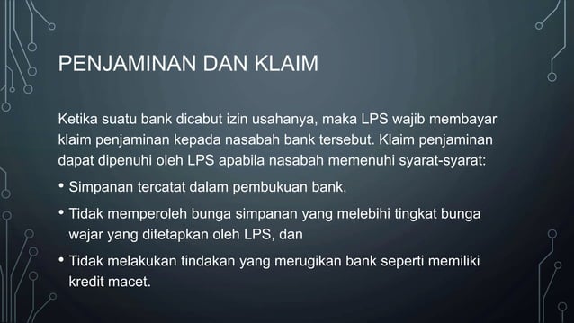 Lembaga Penjamin Simpanan (LPS) | PPTX