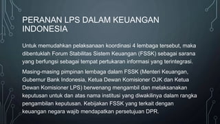 Lembaga Penjamin Simpanan (LPS) | PPTX