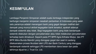Lembaga Penjamin Simpanan (LPS) | PPTX