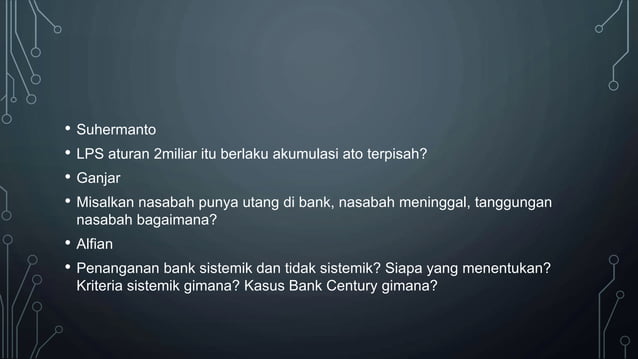 Lembaga Penjamin Simpanan (LPS) | PPTX